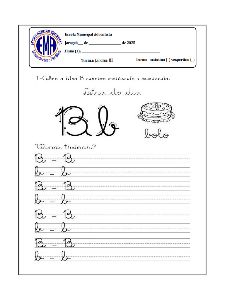 Letra B e B | PDF
