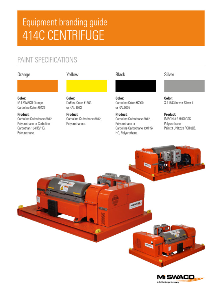 1343ee M-I Swaco 414c Centrifuge 25july2014 | PDF