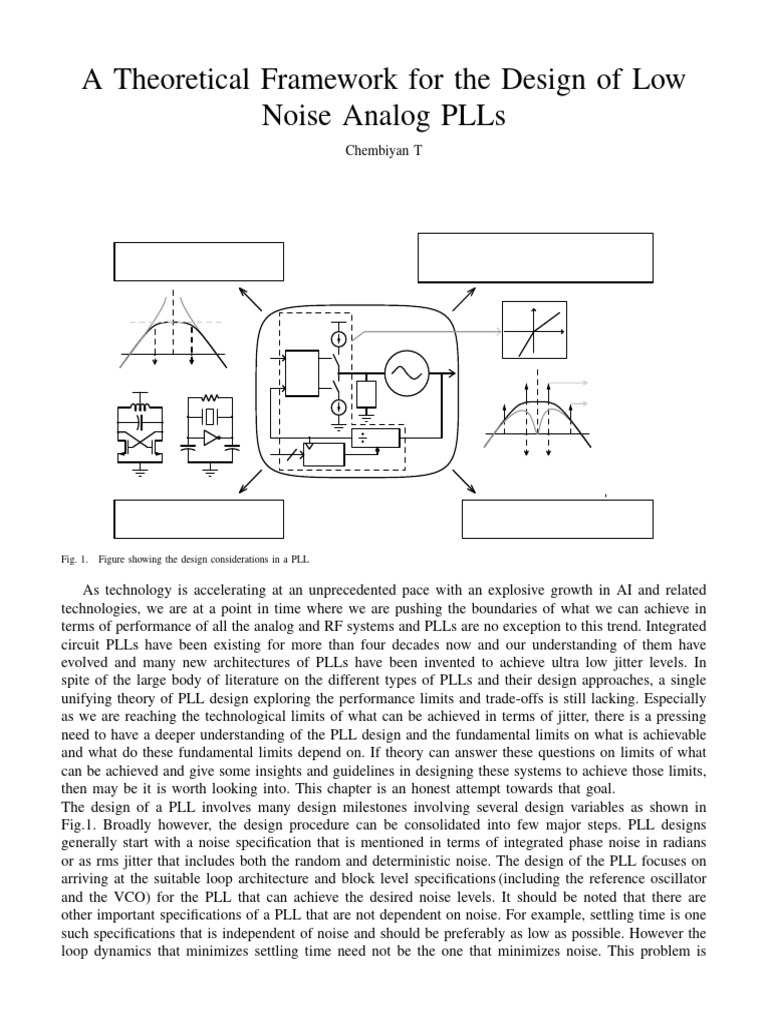 Theory of PLL Design 1720407462 | PDF | Electrical Engineering ...