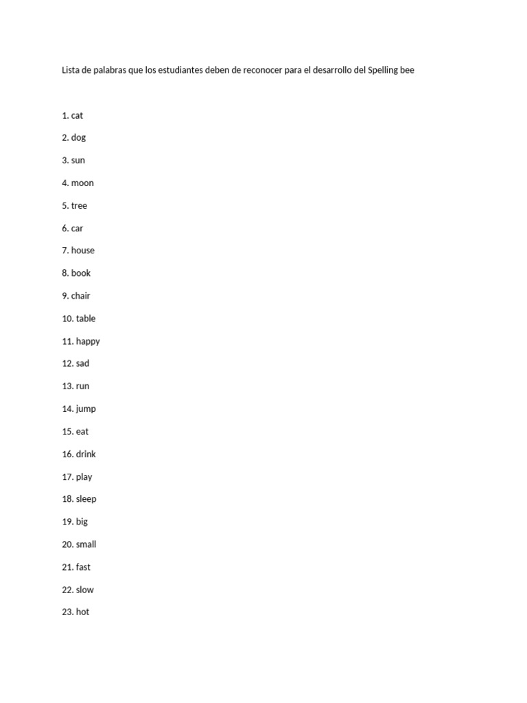 Lista de Palabr-WPS Office | PDF