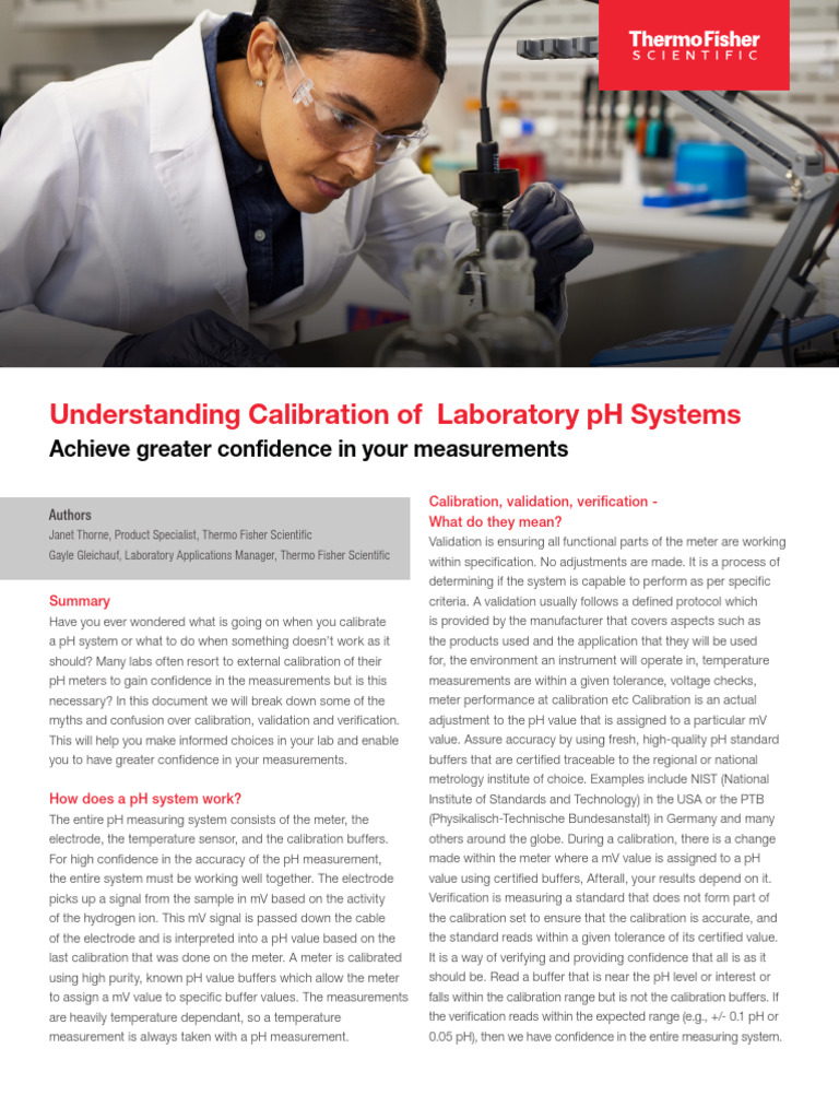 pH Meter Calibration Insights | PDF | Ph | Calibration