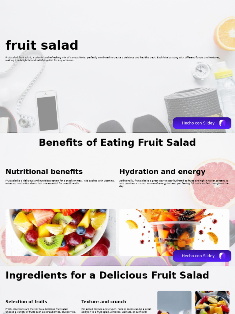 Fruit Salad | PDF | Fruit | Salad