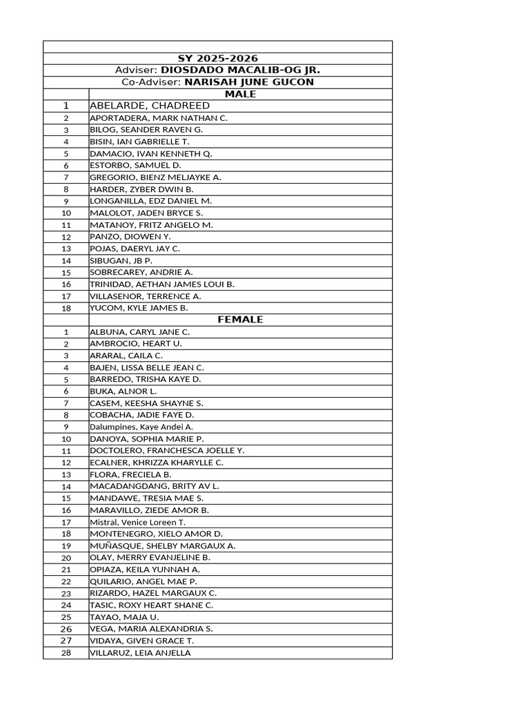 G7 Sectioning Sy 2025 2025 | PDF