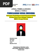 Jurnal Pembelajaran - Pembelajaran Sosial Emosional (Peran Guru Sebagai Teladan) (1) | PDF