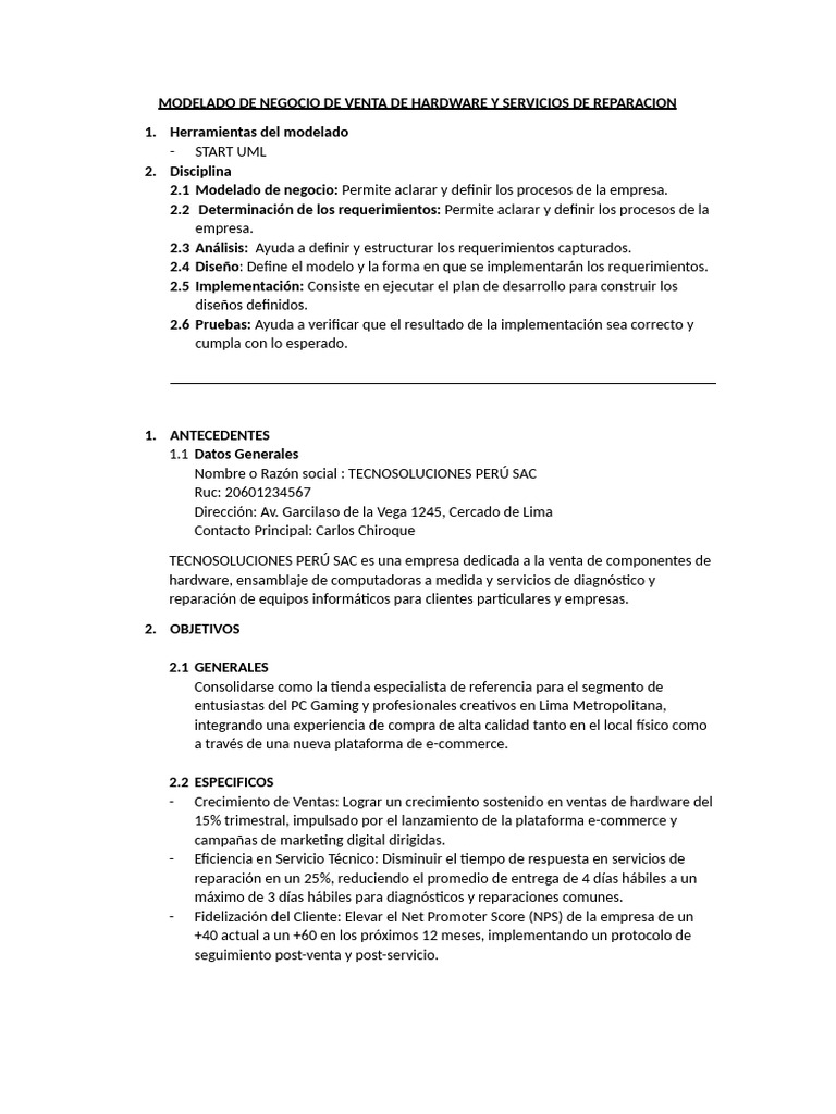 Analisis y Dis Avanzado - Proyecto | PDF | Business | Ventas