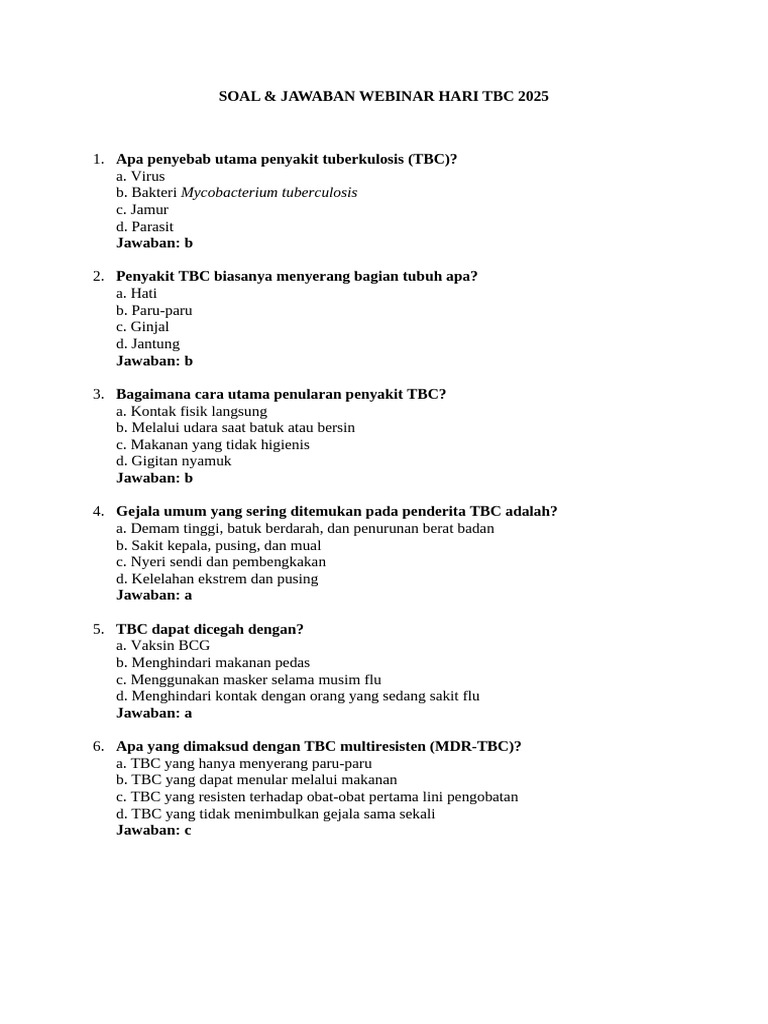 Soal & Jawaban | PDF