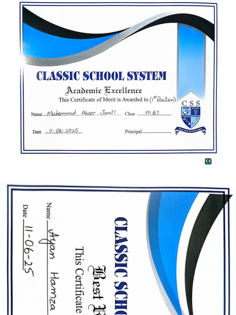 Certificate Format | PDF