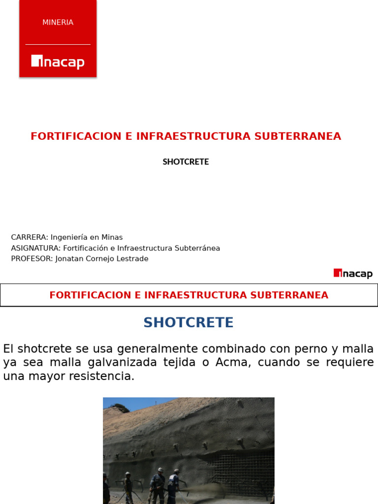 Clase 5 Shotcrete | PDF | Agua | Hormigón