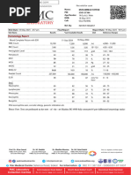 Typhoid Test Report | PDF | White Blood Cell | Blood