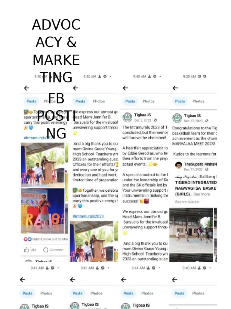 Advocacy and Marketing, IEC Materials | PDF