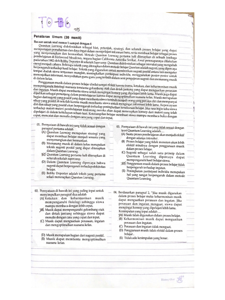 Progres TO 6 TPS | PDF