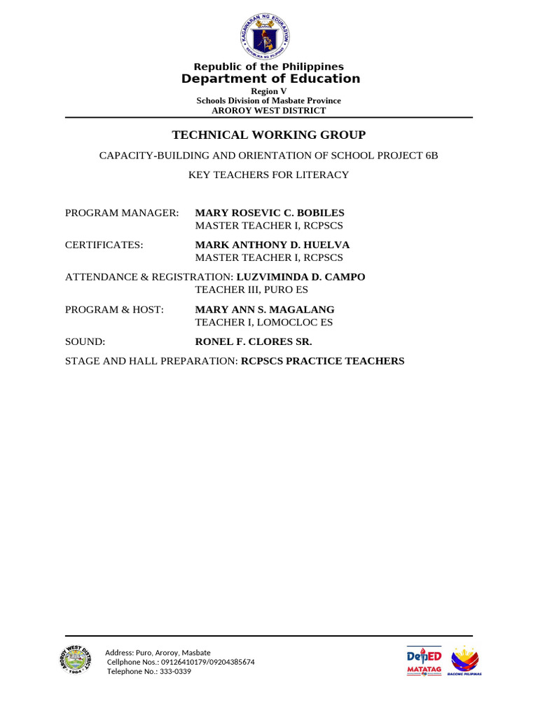 District Project 6b TWG | PDF