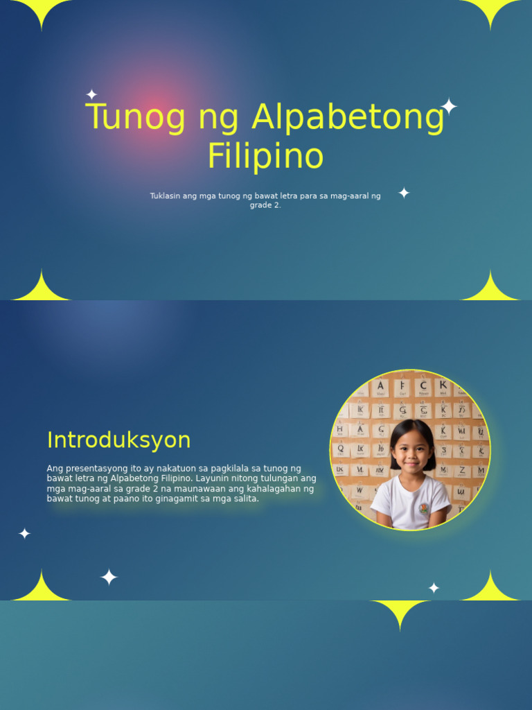 Tunog NG Alpabetong Filipino | PDF