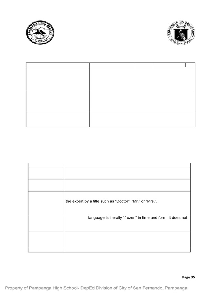Grade 09 Regular English 09F Week5 Watermark | PDF | Adverb | Verb