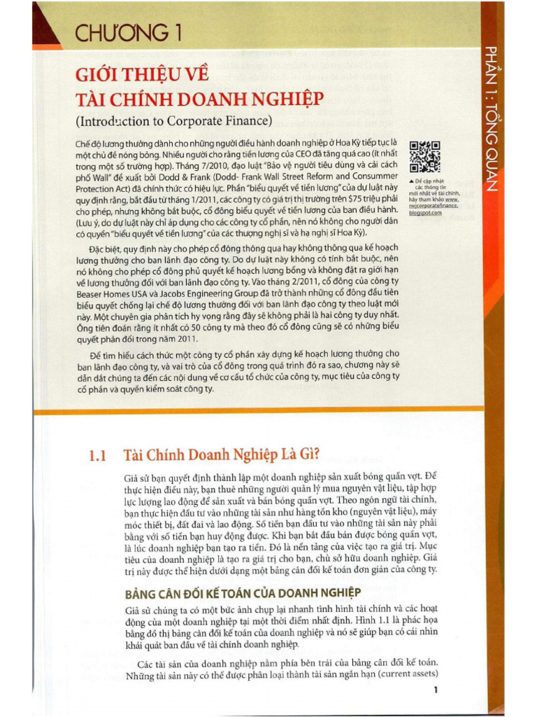 Gioi Thieu Ve Tai Chinh Doanh Nghiep | PDF