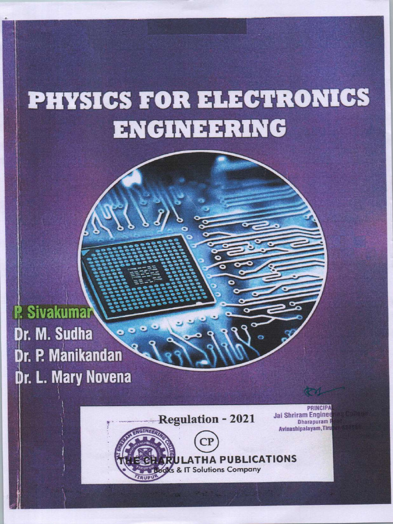 3.3.2 Physics For Electronics Engineering | PDF