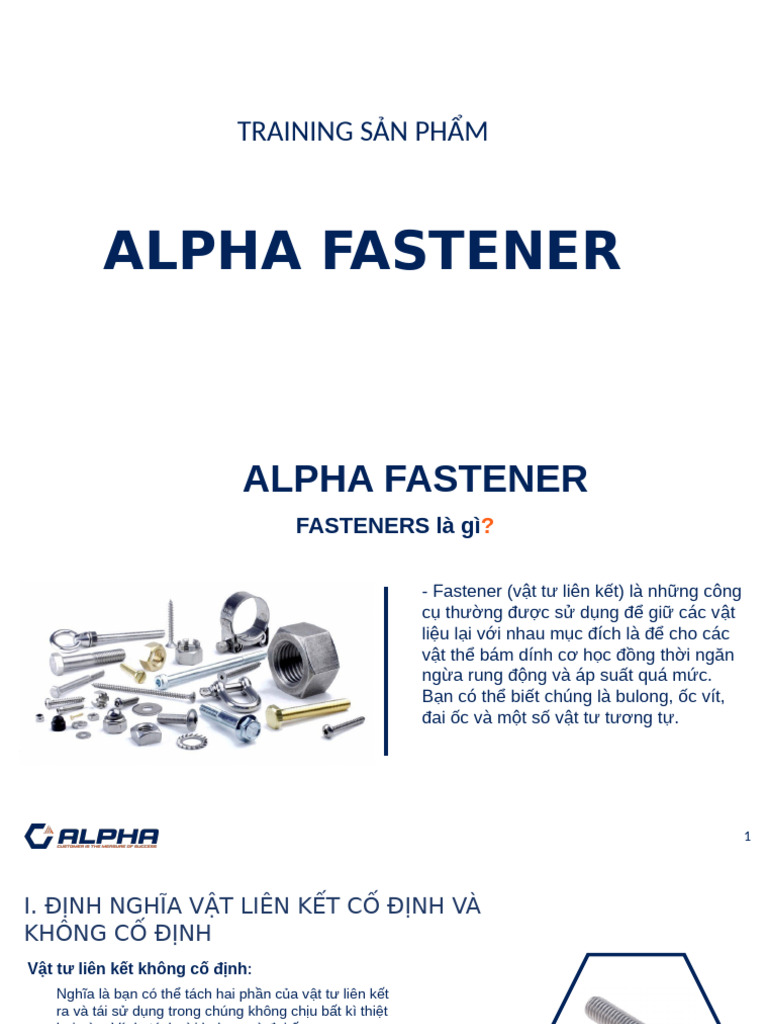 Training Sản Phẩm Alpha - Jessica | PDF