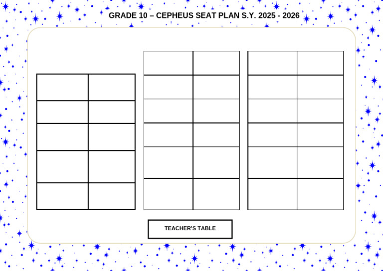 Seat Plan | PDF