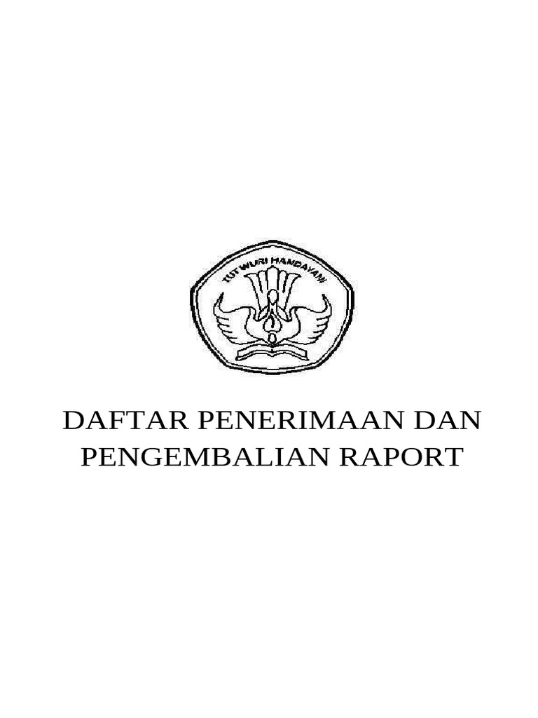 Daftar Penerimaan Dan Pengembalian Raport | PDF