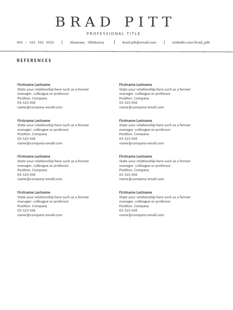 References - A4 | PDF