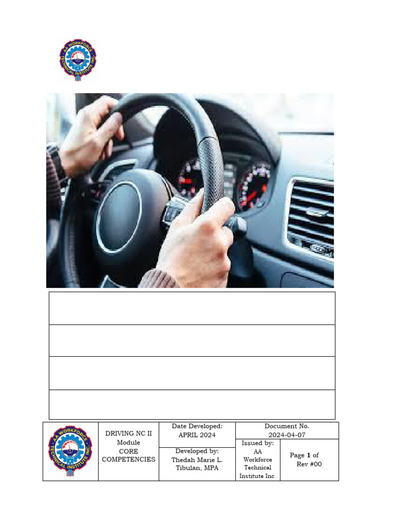 Core 1 Carry Out Minor Vehicle Maintenance and Servicing | PDF ...