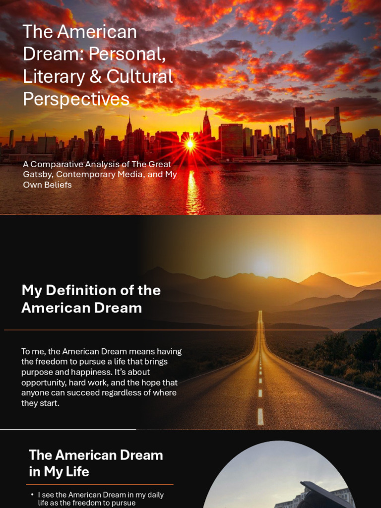 Exploring the American Dream's Evolution | PDF | Cost Of Living ...