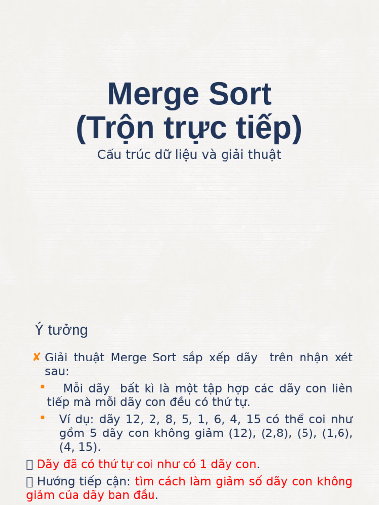 Merge Sort Radix Sort | PDF