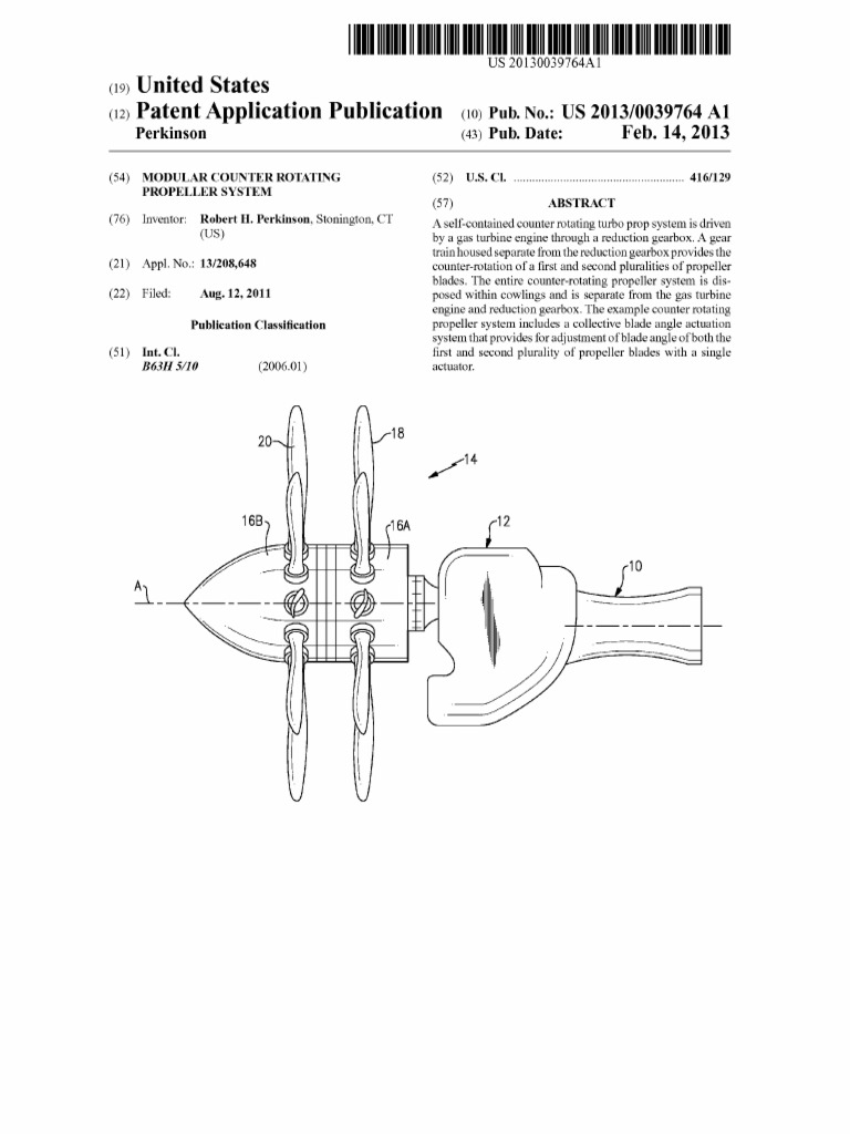Modular Counter-Rotating Propeller System | PDF | Propeller | Gear