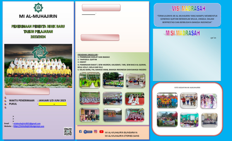 Brosur PPDB - Mi Al-Muhajirin 2023 | PDF