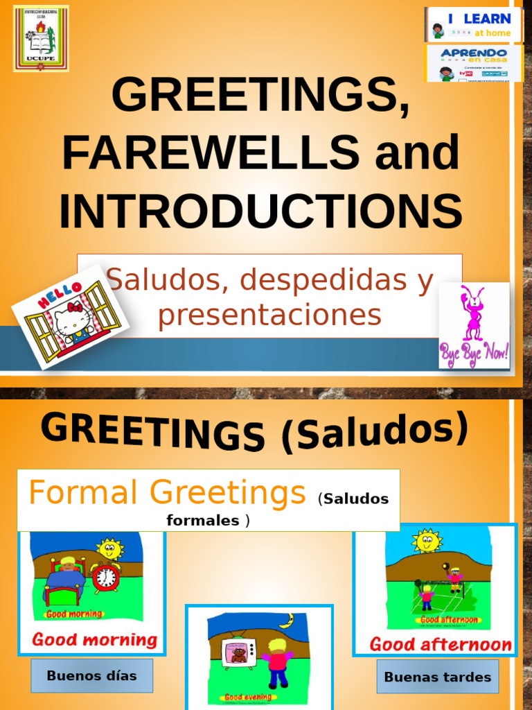Greetings-Farewells and Introductions | PDF