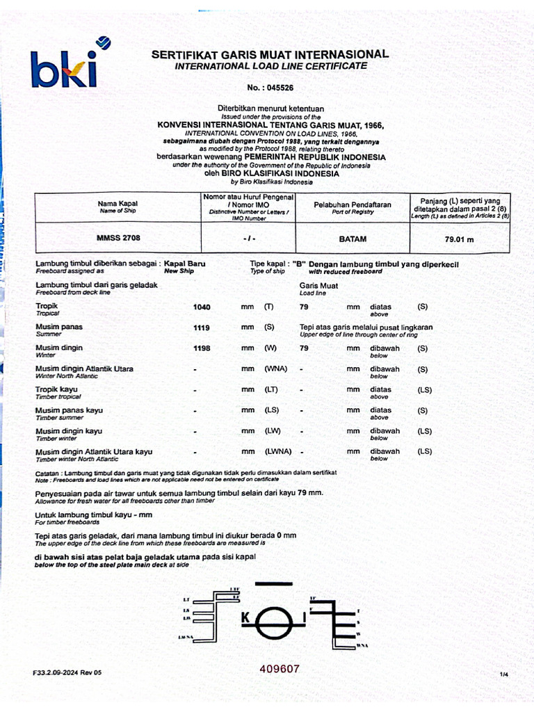 Loadline Bki Mmss 2708 | PDF