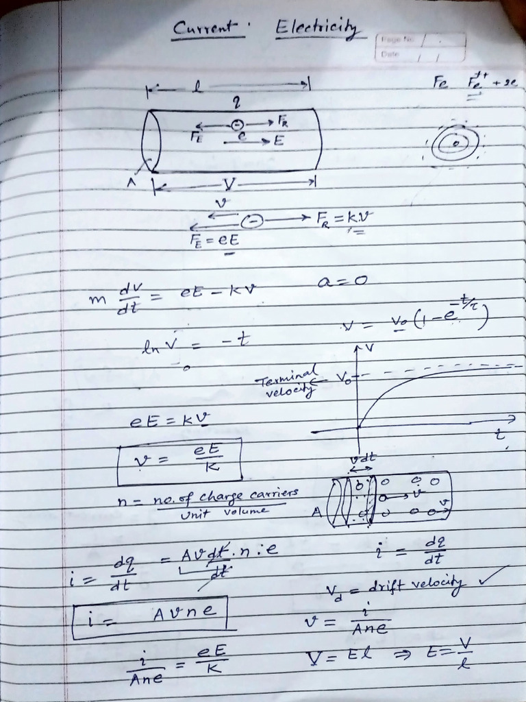 Current Electricity - 1 | PDF