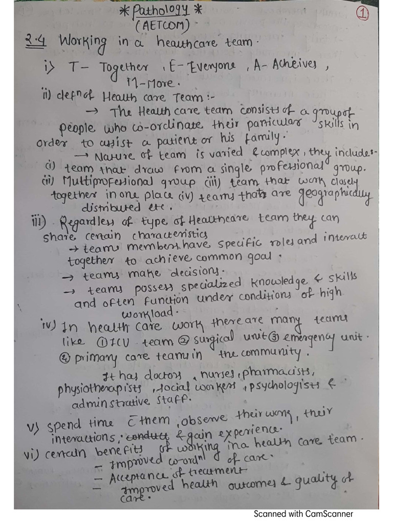 Patho Aetcom - Shivraj Munde SKNMC (2k19) | PDF