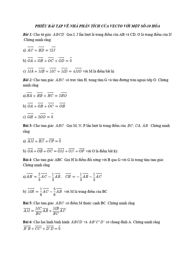 10 Hoa-Tich Vecto Voi 1 So | PDF