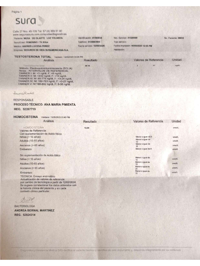 Resultados Sura | PDF