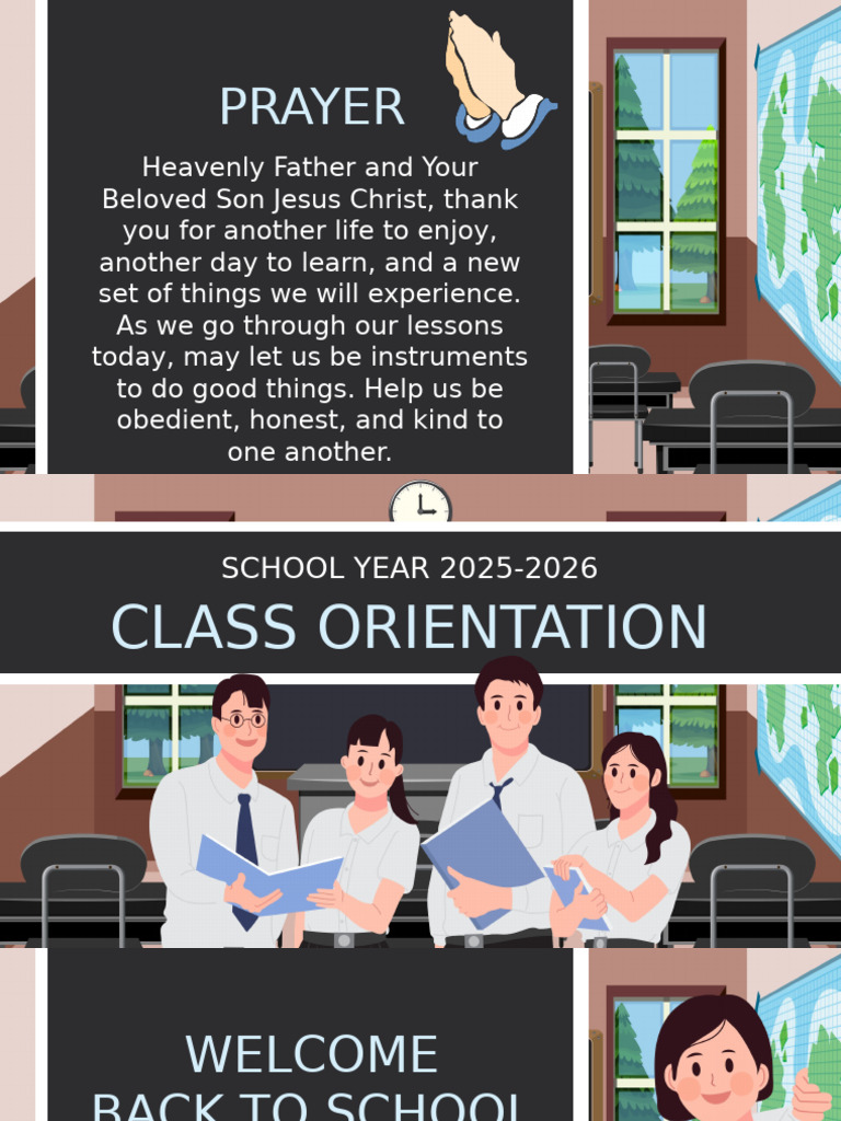 Class Orientation for SY 2025-2026 | PDF | Learning