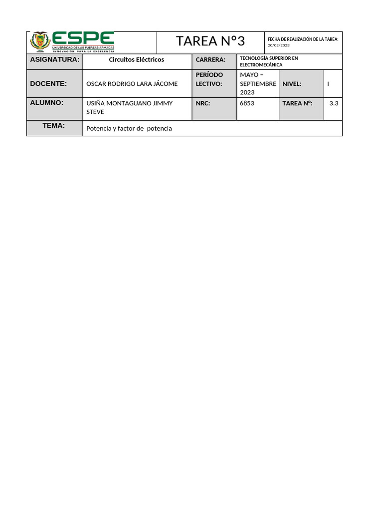 Formato de Tarea | PDF
