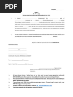 The Maternity Benefit Act FORM 1 | PDF