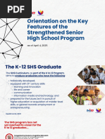 Strengthened Shs Curriculum Program | PDF
