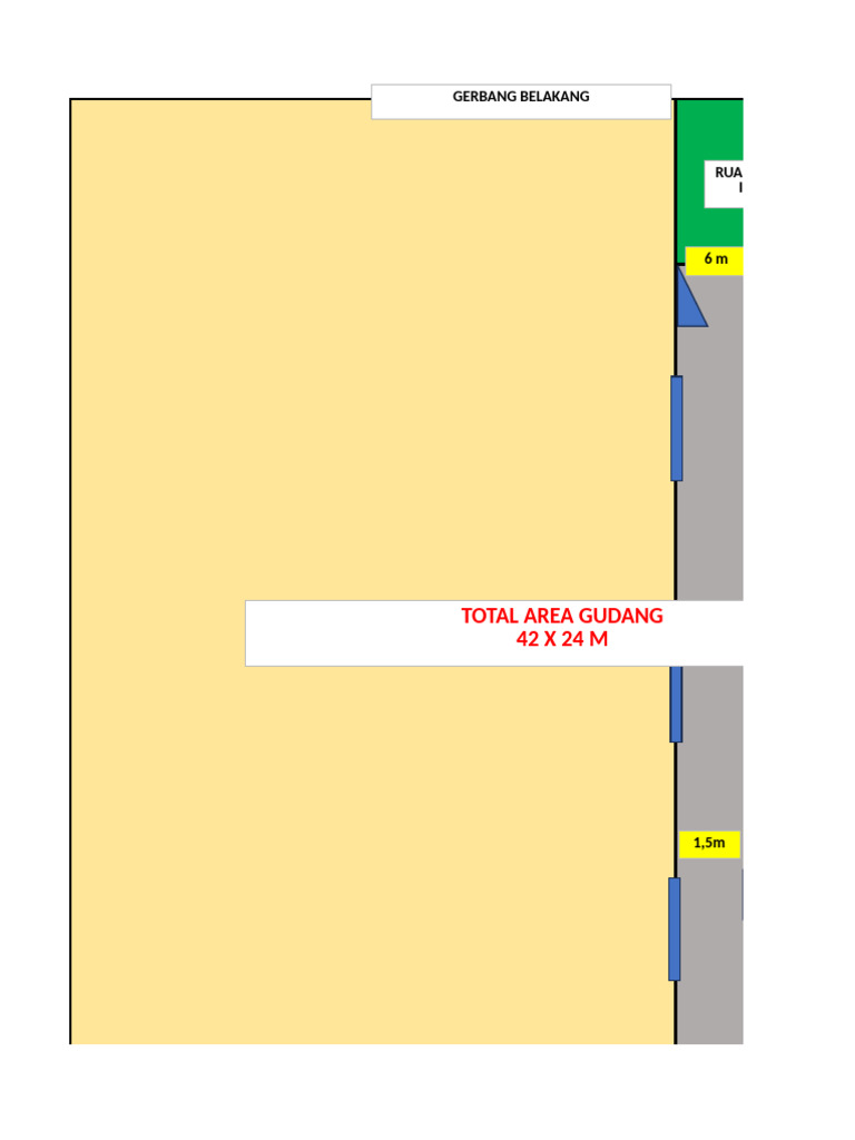 Layout Gudang Cianjur | PDF