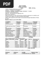 Tally PracticeQuestion 1 | PDF | Banks | Value Added Tax