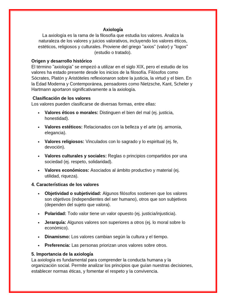 Axiología Tema 3 Filosofia II Bimestre | PDF | Moralidad | Justicia