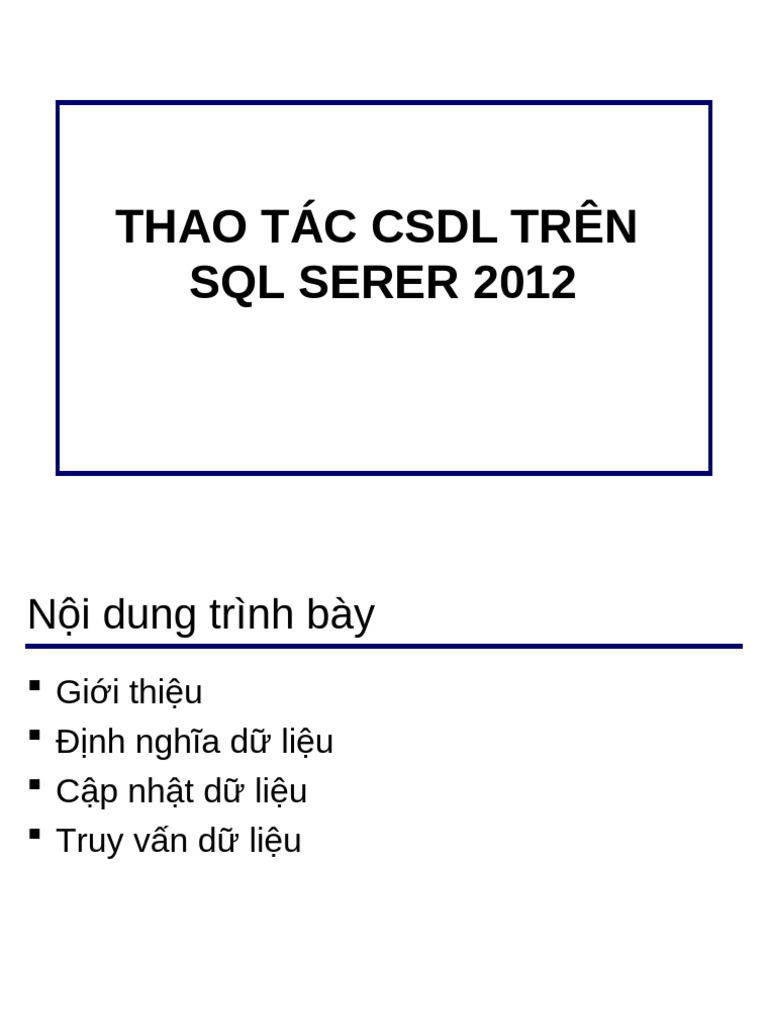 Bai_05-Ngon Ngu Truy Van SQL | PDF