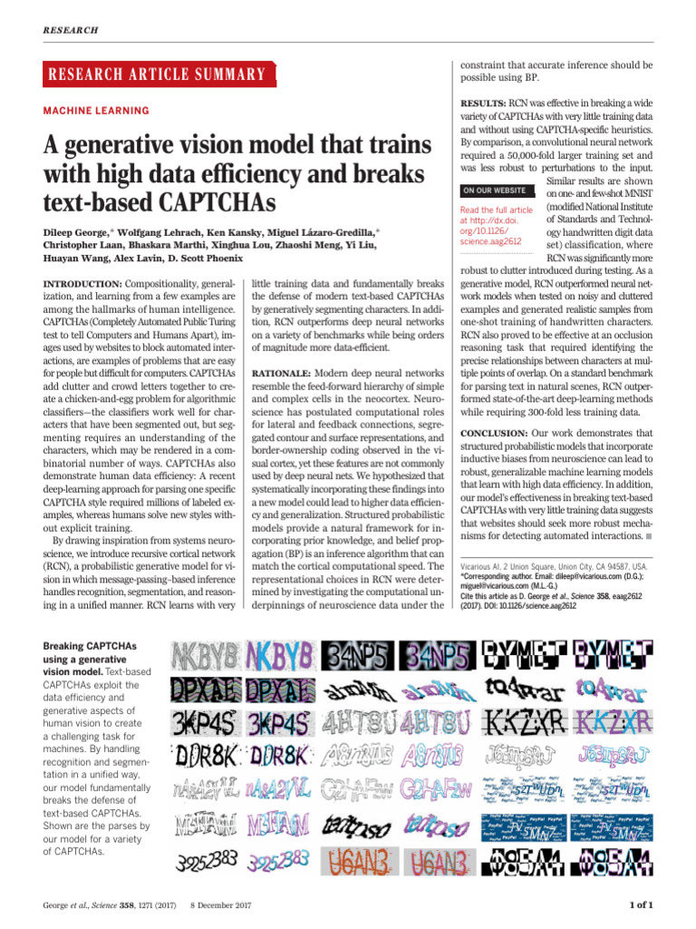 A Generative Vision Model That Trains With High Data Efficiency and ...