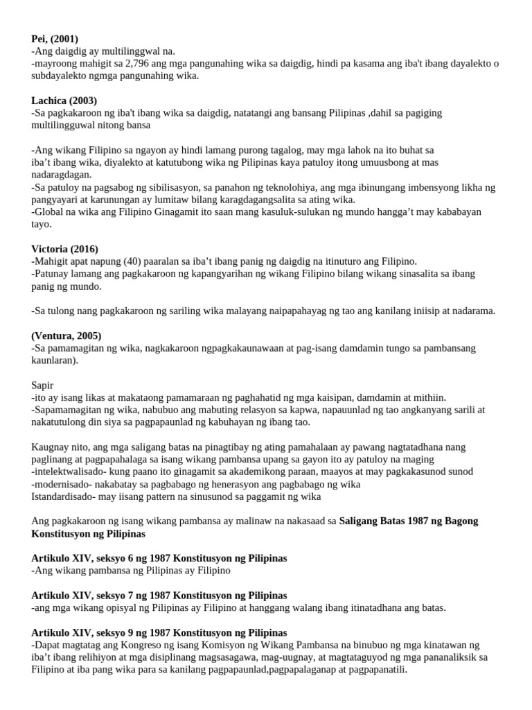 FILDIS Reviewer | PDF