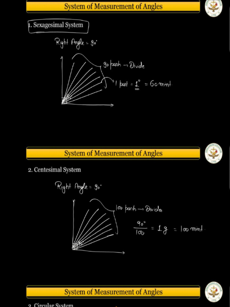 Trigonometry Notes | PDF