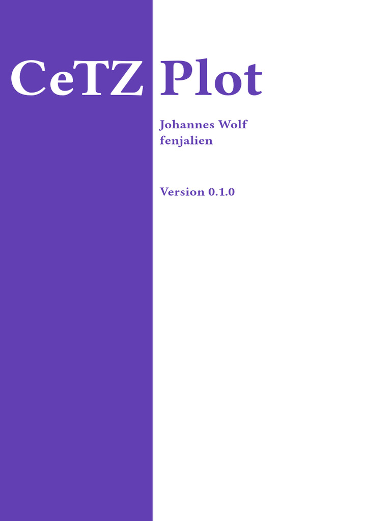 CeTZ-Plot Library Overview | PDF | Boolean Data Type | Cartesian ...