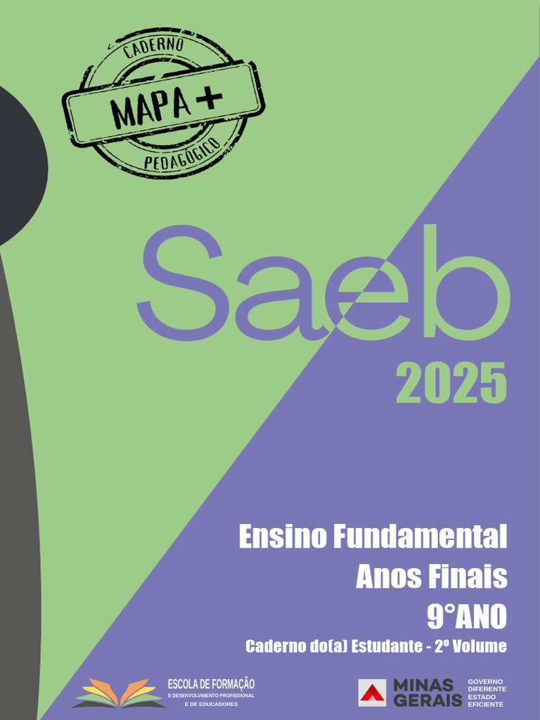 Caderno MAPA + SAEB 2025 - 9º Ano | PDF | Água | Água potável