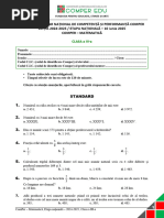 Subiect Comper Mate EtapaN 2022 2023 ClasaII | PDF