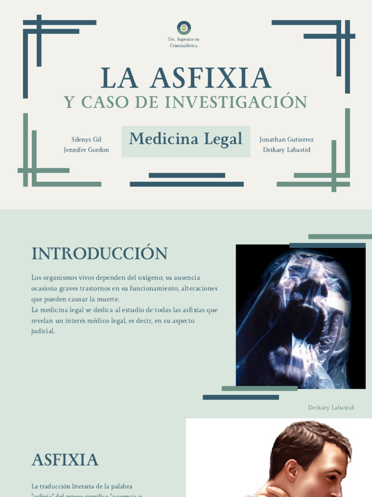Asfixia: Tipos, Signos y Caso Forense | PDF | Sistema respiratorio ...